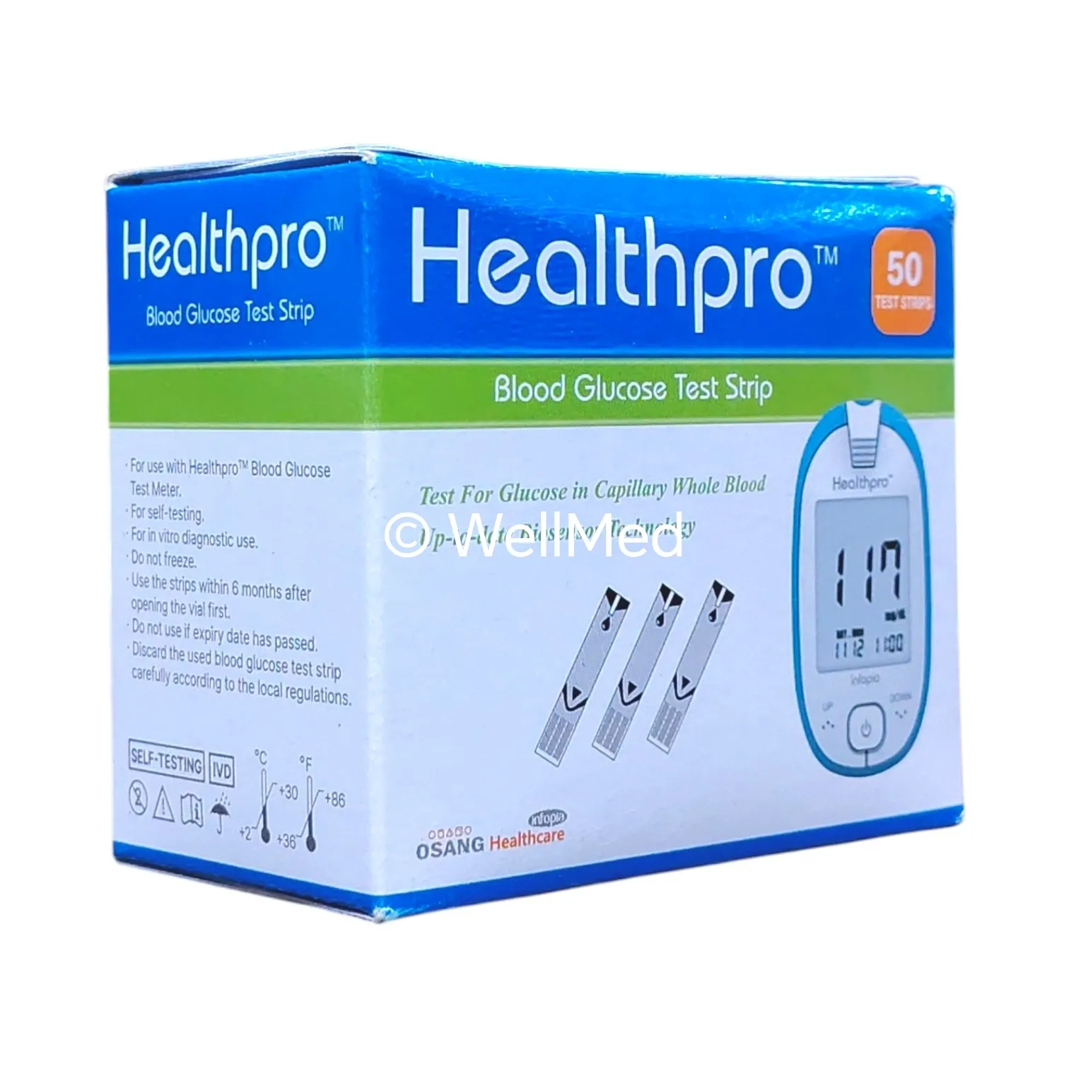 Healthpro Blood Glucose Test Strips Best Price BD | WellMed