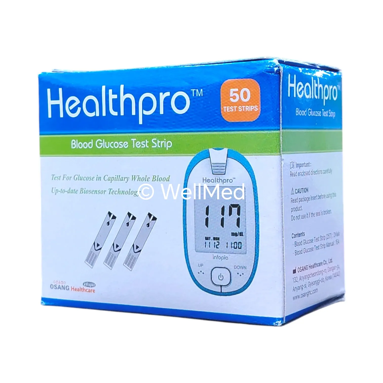 Healthpro Blood Glucose Test Strips Best Price BD | WellMed